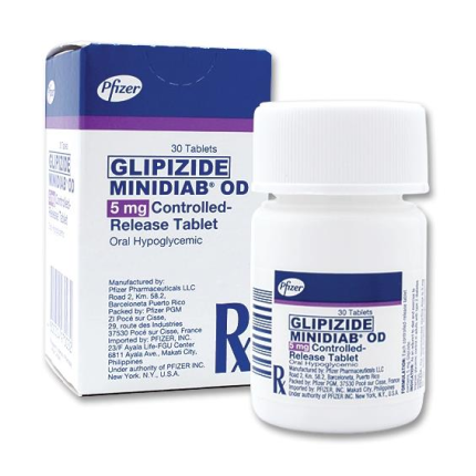 MINIDIAB OD Glipizide 5mg Controlled Release Tablet 1's price in the ...